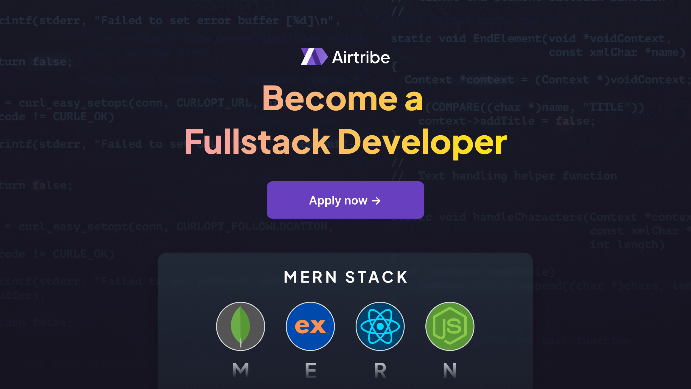 Full-stack Development Launchpad | Airtribe